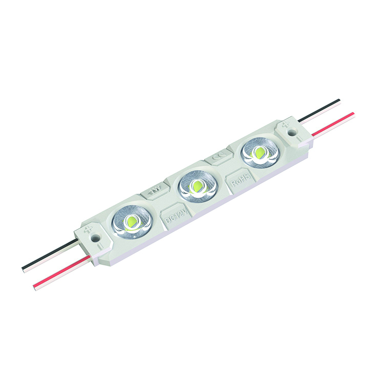 Módulo LED 3 Ópticas 165º DC12V 1W 110lm 7000K IP65 Económica | POPP ...